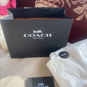 Bags | Coach Paper Bag With Gift Receipts | Poshmark
